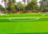 China FIFA Artificial Sports Grass / Synthetic Infill Grass Lawn For Football Field 100 * 100cm for sale