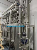 China Pharmaceutical Multi Column Distillation Plant Distilled Water Machine WFI System for sale
