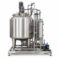 China Liquid Preparation System 2000L with SS316L Tank (Heating & Cooling Jacket, PLC Automation) for sale