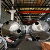 China SS316L Sanitary Mixing Tank with Agitator for Food Beverage Processing/SS316L Sanitary Fermentation Tank for Food and Beverage Production for sale