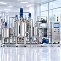 China 500L Cosmetic Mixing System with SS316L Tank and High Shear Homogenizer for sale