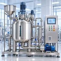 China 800L Powder Dissolving Mixing System with High Shear Mixer and SS316L Tank for sale