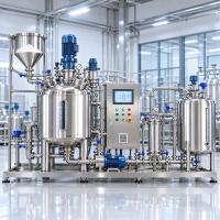 China 800L Powder Dissolving Mixing System with High Shear Mixer and SS316L Tank for sale