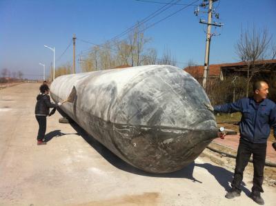 China Ship Landing Launching Marine Lifting Airbag Diameter 1.5m for sale