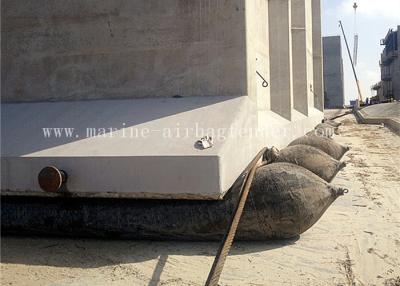 China Black Durable Marine Rubber Airbag For Heavy Structures Up To 10,000tons for sale