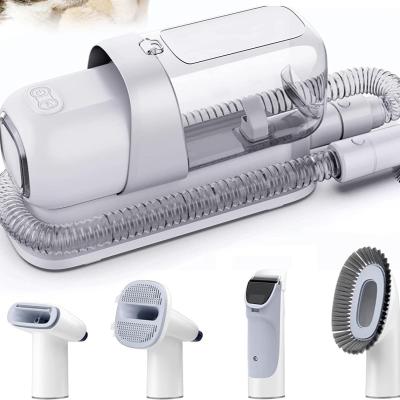 China Pet Grooming Vacuum for Shedding Hair 350W 11kPa Suction 1.5m Hose 110-240V with Dog Brush for sale