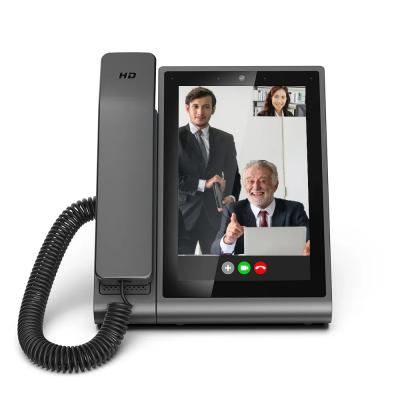 China 8 inch touch screen VOIP SIP phone, magnetic handset for sale