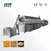 China Industrial Continuous Rotary Drum Rice Grain Roasting Line Large Output Machine Industrial Roasting Machine for sale