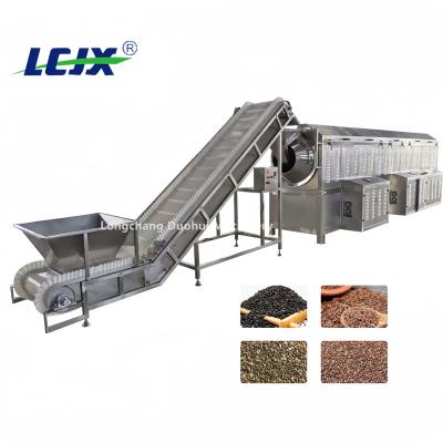 China Continuous Discharge Oil Crops Roasting Production Line Food Roasting Machine for sale