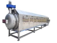 China Steel Body Water Cooling Rotary Drum Cooler Fried Material Cooling Machine for sale