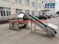 China Hot Air Circulation Cashew Nuts Roasting Machine Adjust Speed Rotary Drum Roaster for sale