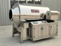China Stainless Steel Drum Roaster Chili Powder Cocoa Powder Flour Roasting Equipment for sale