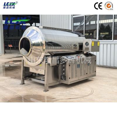 China Automatic 304 Stainless Steel Roasting Equipment  Cocoa Chili Cumin Flour Powder Roaster for sale