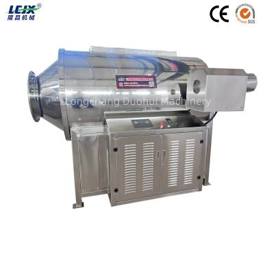 China Stainless Steel Automatic Sesame Roasting Machine with Adjustable Speed for Oilseed Roasting for sale