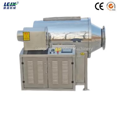 China Electromagnetic Heating Continuous Chickpea Yellow Soybean Red Bean Soybean Roaster Machine for sale