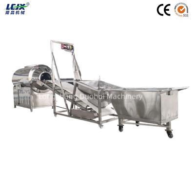 China Automatic Temperature Control Stainless Steel Sesame Roasting Machine with Adjustable Speed Mode for sale