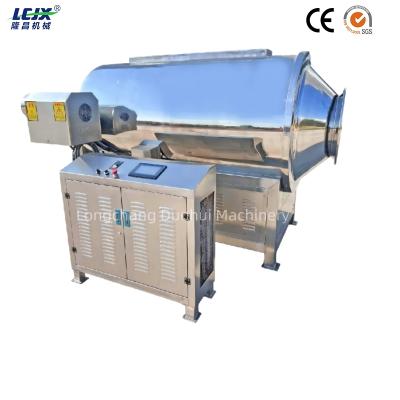 China Automatic Stainless Steel Sesame Roasting Machine with Adjustable Speed for Commercial Use for sale