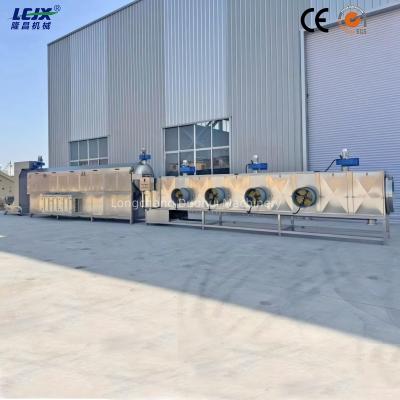 China Stainless Steel Electromagnetic Heating Automatic Grain Roasting Production Line for Continuous Processing for sale