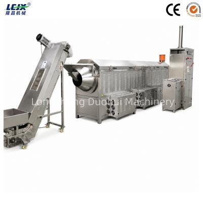 China Stainless Steel Continuous Roasting Machine with Automatic Control and Electromagnetic Heating for sale