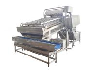 China 4kw Automatic Shrimp Head Shell Removing Peeling Machine Transforming Food Beverage Shops for sale