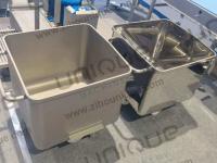 China Meat Trolley for Transport of Chicken Beef Fish in Processing Plants 200L SUS304 for sale