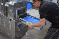 China 3KW Frozen Meat Chicken Thigh Pork Belly Duck Cube Dicing Cutting Machine for Cuts for sale