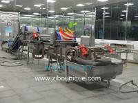 China Fruit and Vegetables Vegetable Salad Washing Line with 5000 KG Processing Efficiency for sale