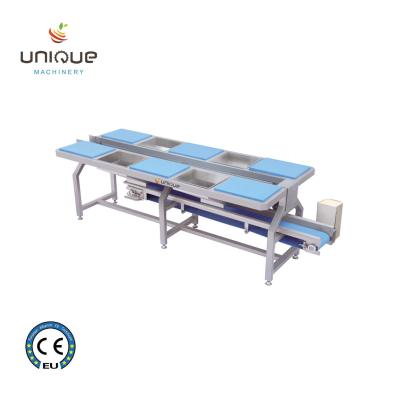 China Versatile Stainless Steel Vegetable Conveying and Picking Table for Hotels 220v/380v for sale