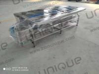 China Versatile Stainless Steel Vegetable Conveying and Picking Table for Hotels 220v/380v for sale