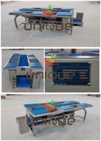 China Versatile Stainless Steel Vegetable Conveying and Picking Table for Hotels 220v/380v for sale