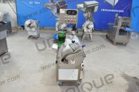 China Video Technical Support Salad Vegetable Lettuce Slicer Cutting Machine 1300*580*1250 mm for sale