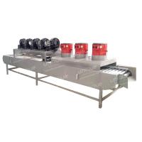 China Hot Air Roller Belt Mesh Conveyor High Pressure Fans Air Dryer for Fruit and Vegetable for sale