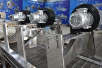 China Hot Air Roller Belt Mesh Conveyor High Pressure Fans Air Dryer for Fruit and Vegetable for sale