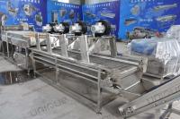 China Hot Air Roller Belt Mesh Conveyor High Pressure Fans Air Dryer for Fruit and Vegetable for sale