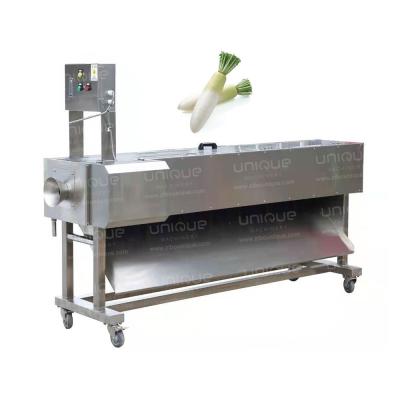 China Powerful Stainless Steel 304 Mooli Peeler Machine for Kimchi Daikon Processing Needs for sale