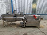 China Customized Voltage 1.5t/h Capacity Vegetable and Salad Washing Machine for Cleaning for sale