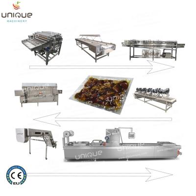 China Restaurant Palm Dates Washing Machine with Selecting Conveyor in Stainless Steel 304 for sale