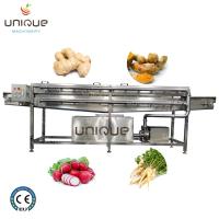 China High Pressure Ginger Turmeric Taro Yam Malanga Spraying Washing Machine for Cleaning for sale
