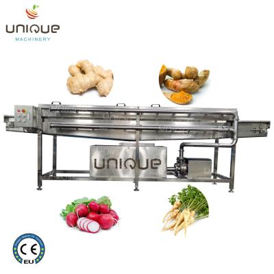 China High Pressure Ginger Turmeric Taro Yam Malanga Spraying Washing Machine for Cleaning for sale
