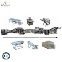 China Stainless Steel 304 Vegetable Cutting Washing Machine for Frozen Fruits and Vegetables for sale