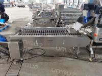 China 7890*1760*1800 mm Carrot Washing Machine Potato Brush Polishing Peeling Machine from UNK for sale