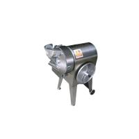 China Stainless Steel 304 Root Vegetable Potato Cutting Machine Machinery Vegetables Cutter Slicer 0.75kw for sale