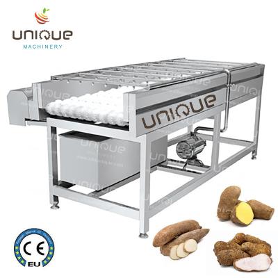 China 3000*1250*1350 mm Sweet Potato Vegetable Taro Yam Washing Machine for Food Processing for sale