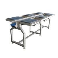 China Stainless Steel Vegetable Sorting Table and Conveyors Vegetable Preparation Table 0.74 kW for sale