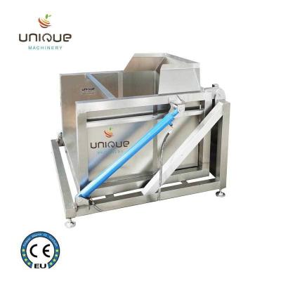 China 304 Stainless Steel Automatic Hydraulic Bin Dumper for Loading Fruit and Vegetables for sale