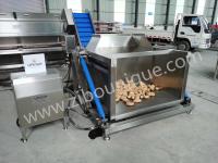China 304 Stainless Steel Automatic Hydraulic Bin Dumper for Loading Fruit and Vegetables for sale