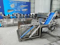 China 304 Stainless Steel Automatic Hydraulic Bin Dumper for Loading Fruit and Vegetables for sale