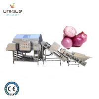 China Onion Peeler Machine Small to Big Onions Skin Peeling Machinery 4970*1510*1813 mm 3 kw for sale