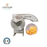 China 500kg/h Capacity Commercial Vegetable Potato French Fries Cutting Machine from Zibo Unique Machinery for sale