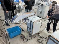 China 500kg/h Capacity Commercial Vegetable Potato French Fries Cutting Machine from Zibo Unique Machinery for sale